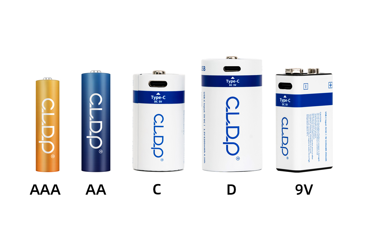 Common household battery size - CLDP